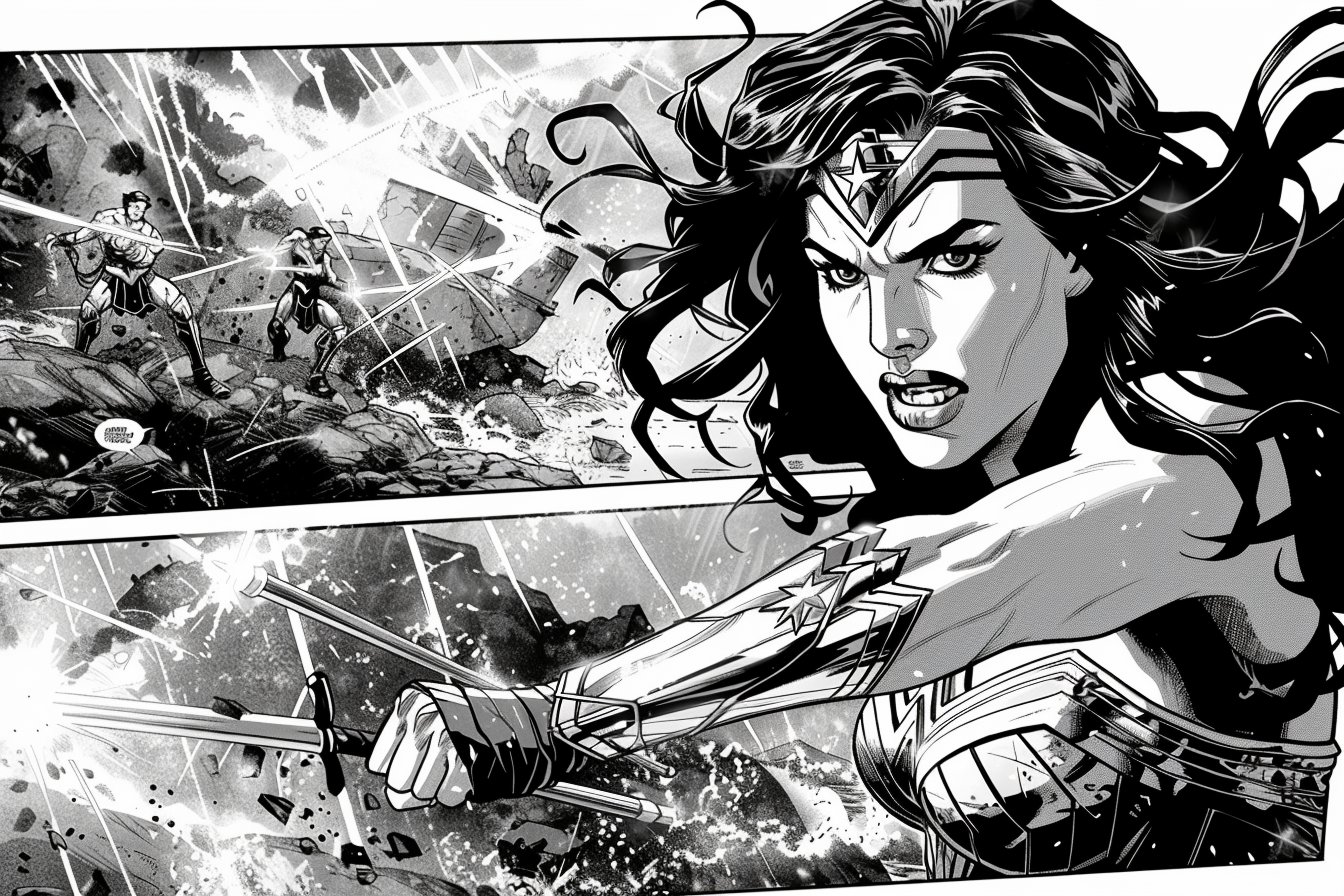 Prompt Share: Comic book page | AI Art Generator